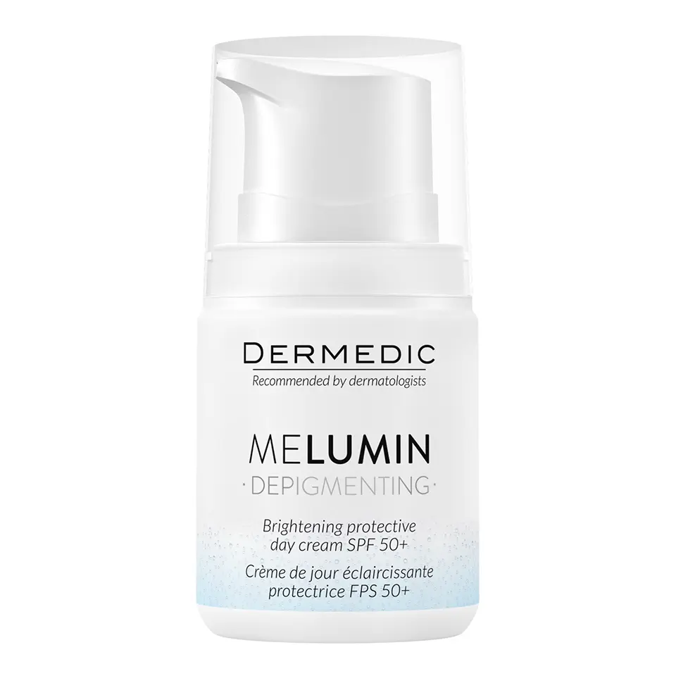 Dermedic Melumin briljantna zaštitna dnevna krema SPF 50+ 55 ml