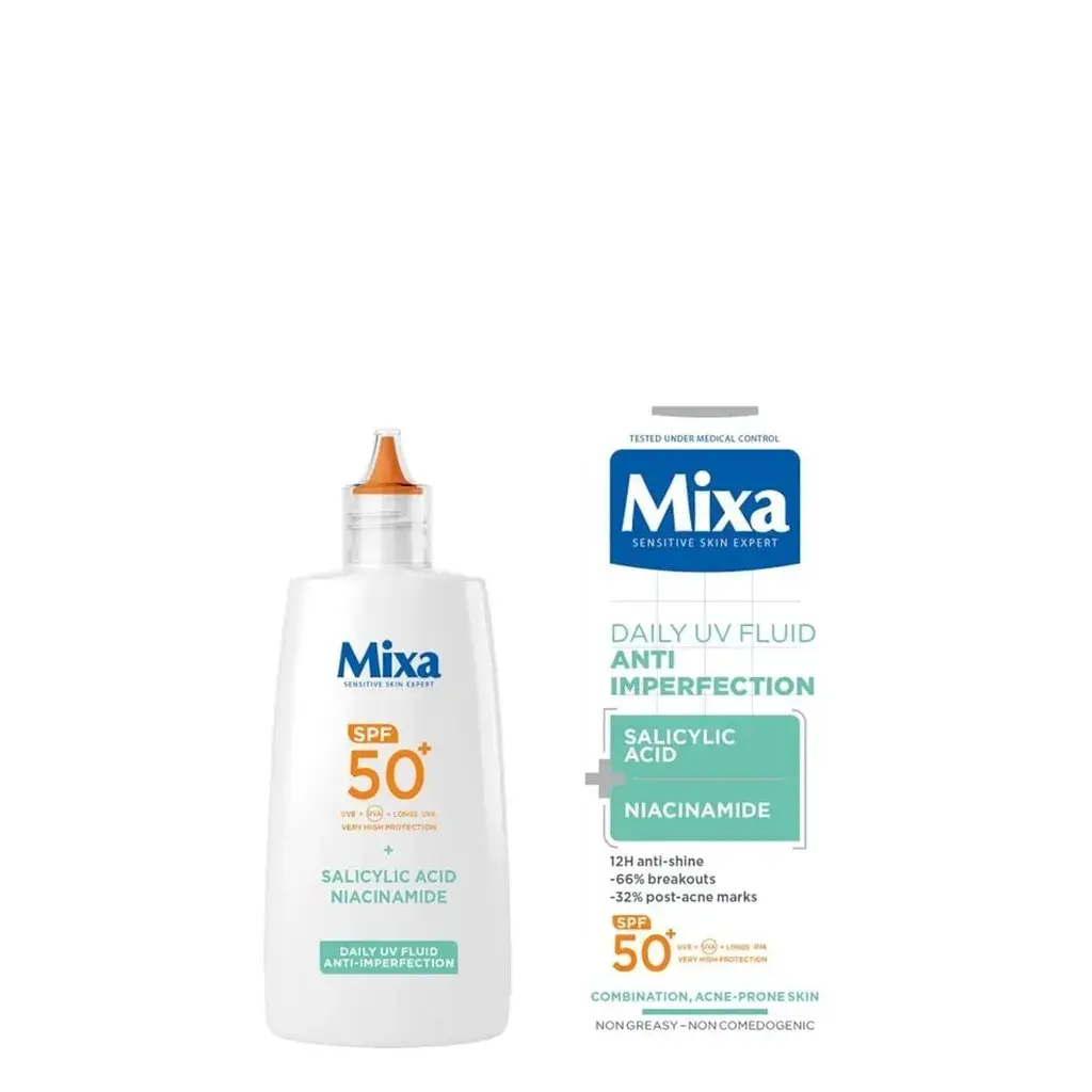 Mixa Dnevni fluid za lice, SPF50+, 40ml