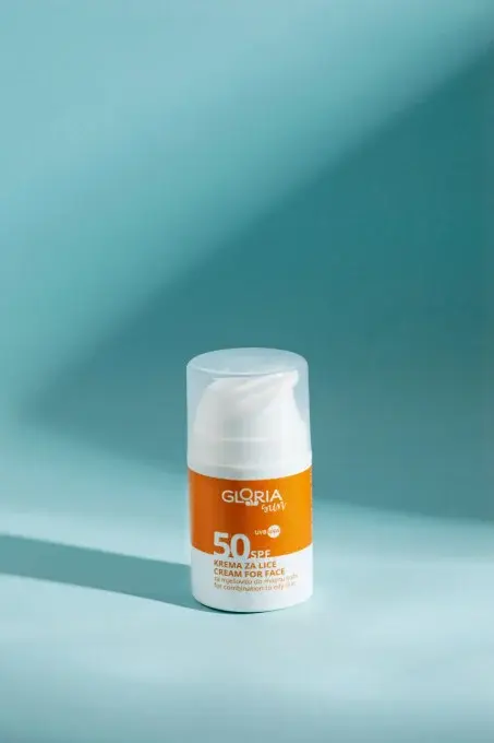 GLORIA Dnevna krema za suvu kožu lica SPF 50, 50 ml