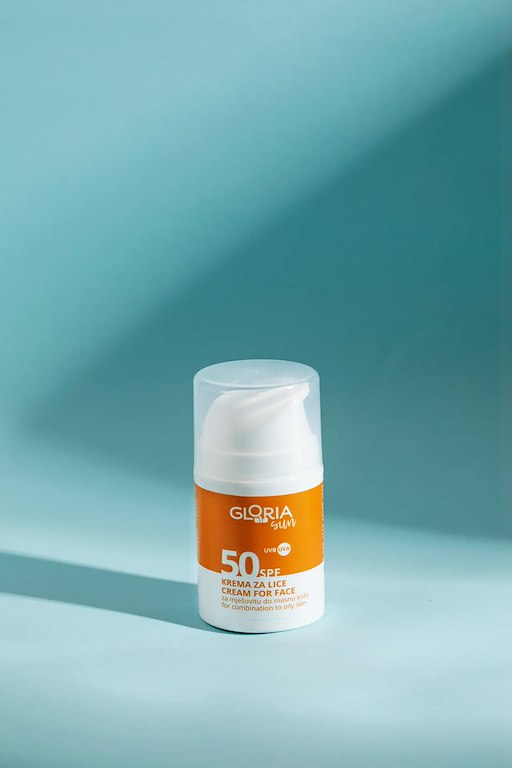 GLORIA Dnevna krema za lice SPF 50, 50 ml
