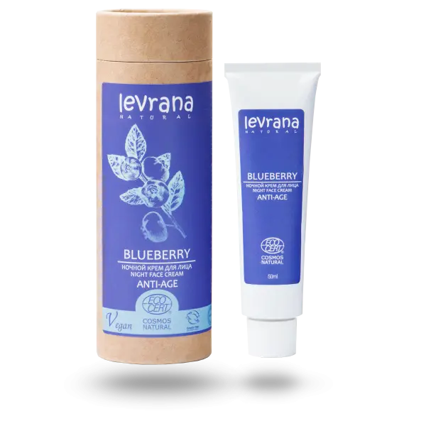 LEVRANA Organic BOROVNICA noćna MLE krema za lice Organic certified 50 ml