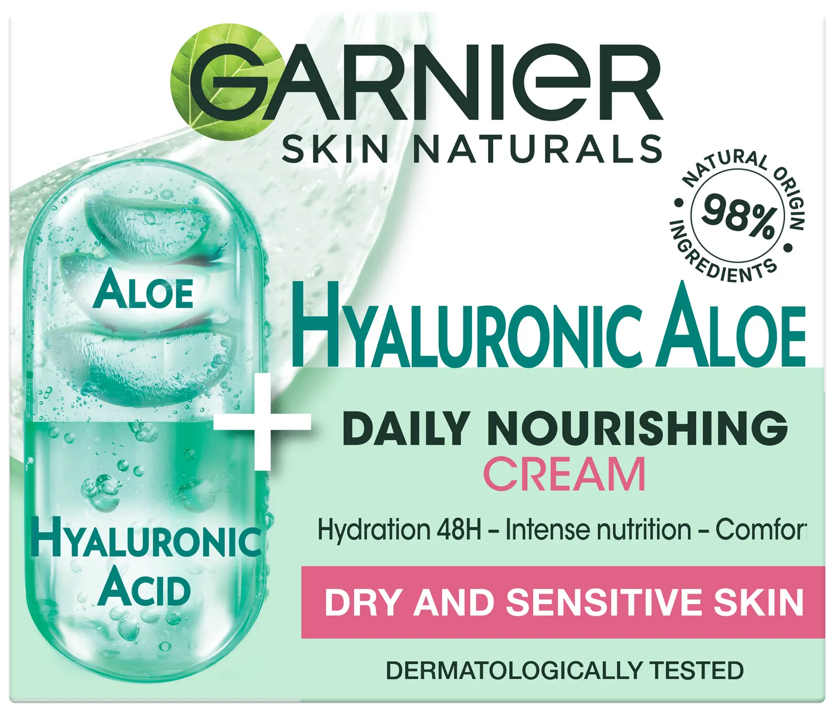 GARNIER Ženska hranljiva krema Skin Naturals Hyaluronic Aloe 50 ml