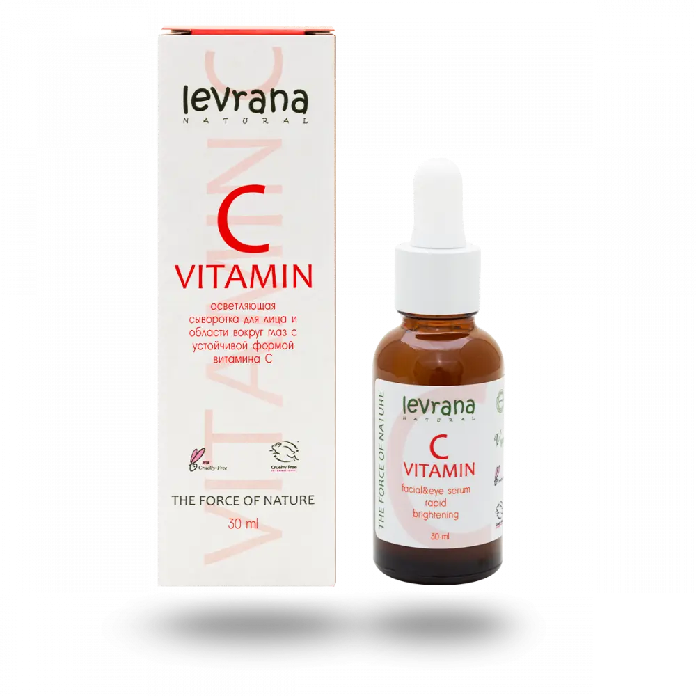 LEVRANA Serum za lice VITAMIN C Organic certified 30 ml