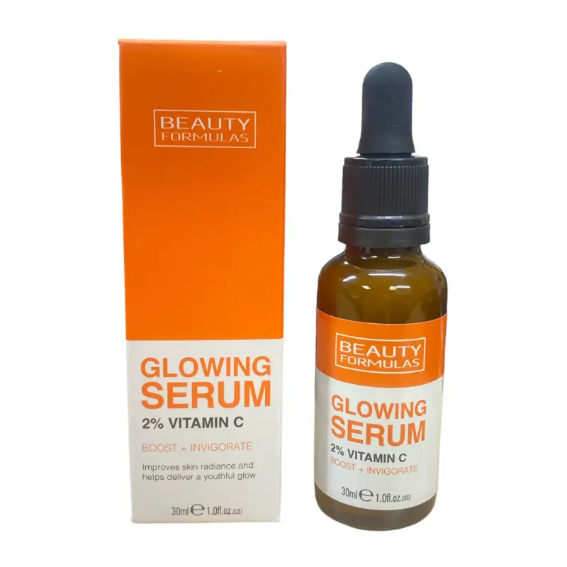 Beauty Formulas Glowing Vitamin C 2% Serum za lice, 30 ml
