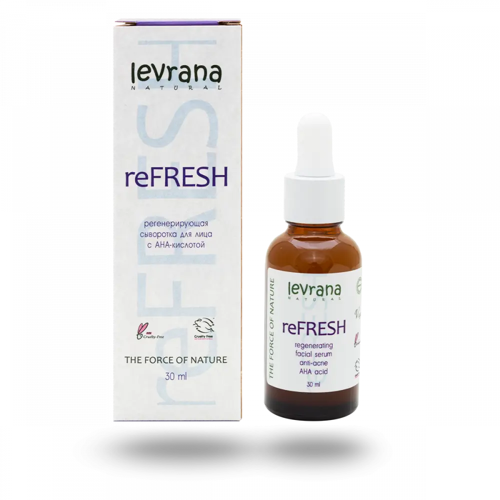 LEVRANA Regenerišući serum za lice reFRESH Organic certified 50 ml