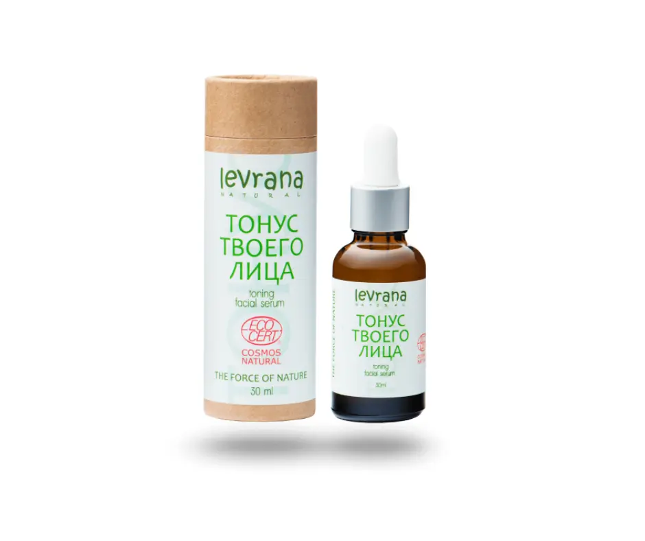 LEVRANA Serum za lice TONUS TVOG LICA organic certified 30 ml
