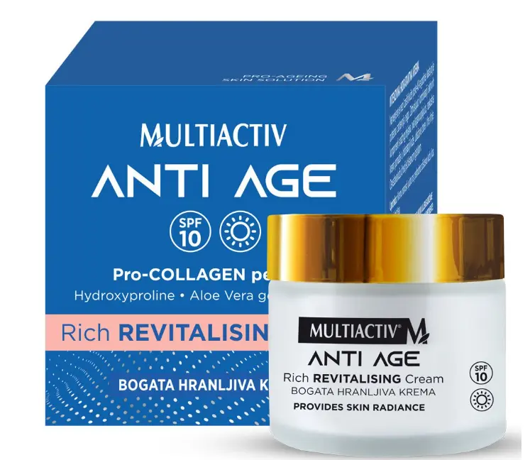 MULTIACTIV Anti Age bogata hranljiva krema, 50ml