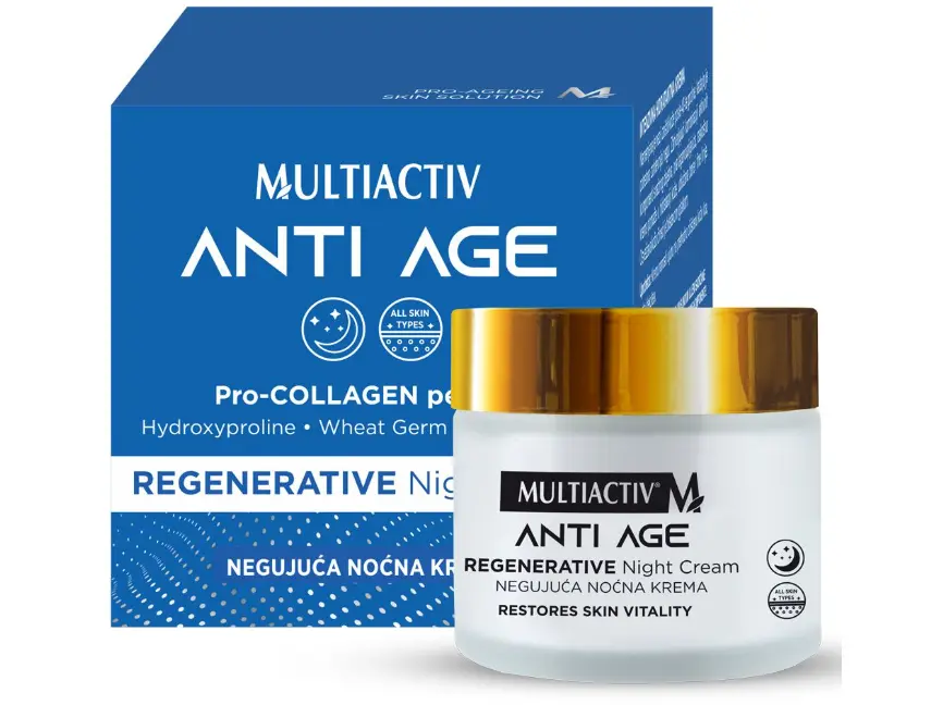 MULTIACTIV Anti Age negujuća noćna krema, 50ml