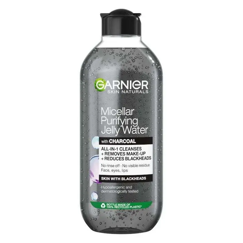 GARNIER Gelasta micelarna voda Skin Naturals Charcoal 400ml