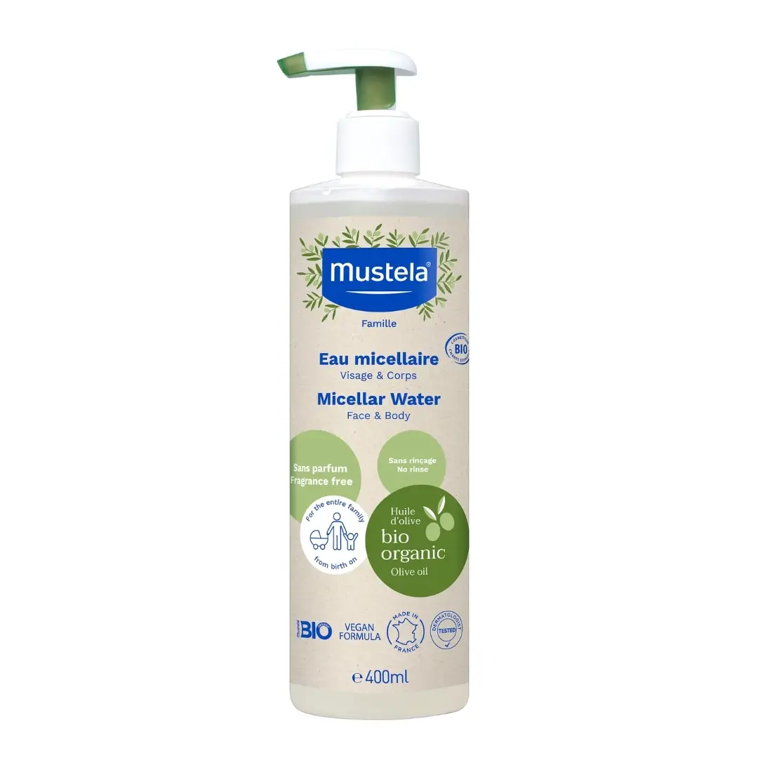 Mustela® BIO ORGANIC Micelarna Voda 400 mL