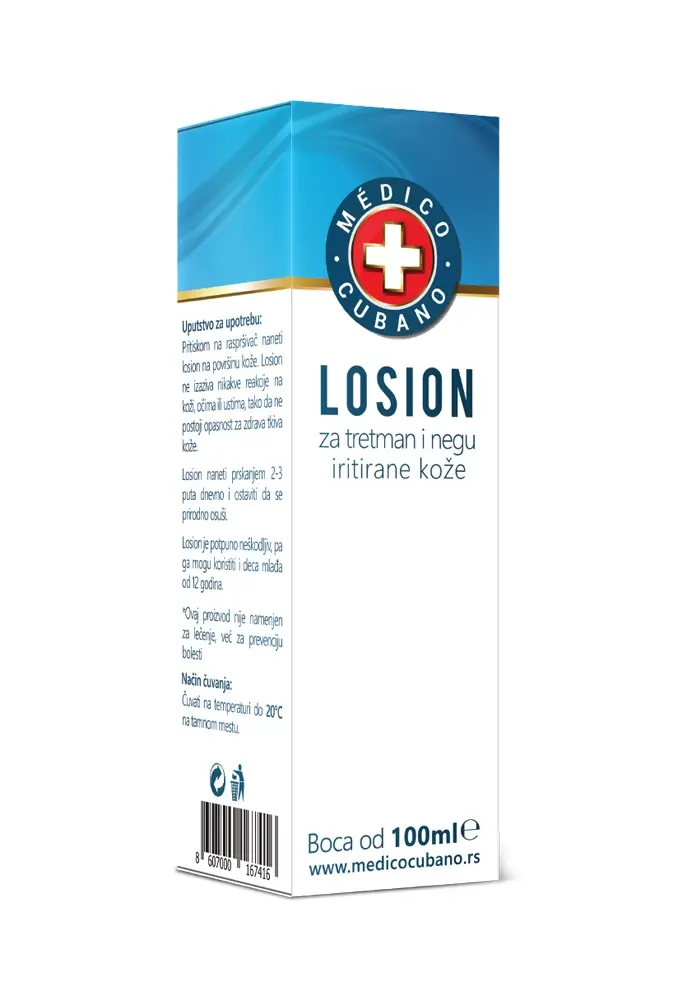 Medico Cubano Medico cubano losion tretman iritirane kože, 100ml