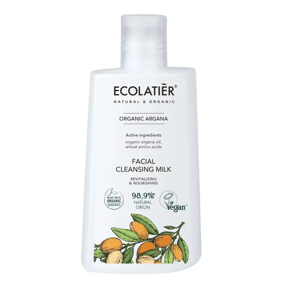 ECOLATIER Mleko za čišćenje lica Organic Argana, 250 ml