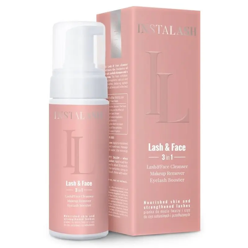 INSTAL LASH Pena za čišćenje lica Lash&Face 3U1 cleanser 100ml