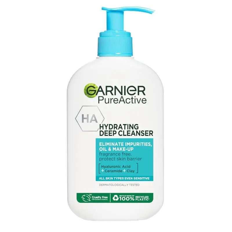 GARNIER Gel za čišćenje lica Pure Active Hydrating 250 ml