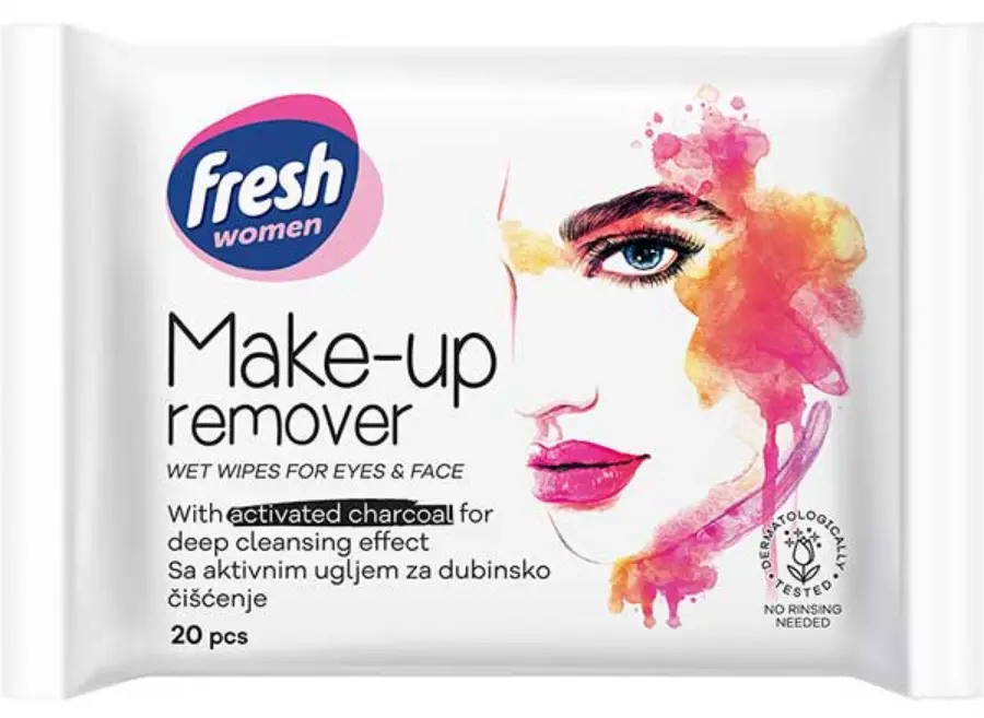 FRESH Vlažne maramice za skidanje za šminke Make Up, 20 komada