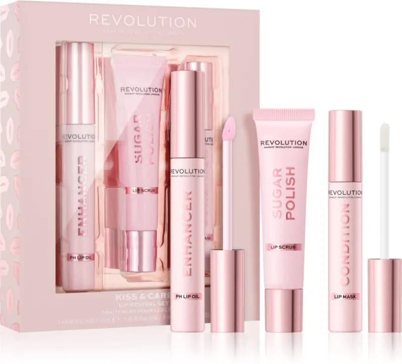 MAKEUP REVOLUTION Set za negu usana, Kiss & Care
