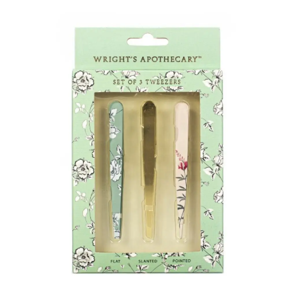 Wright's Apothecary Set pinceta Secret Garden White Musk, 3 komada, Šarene