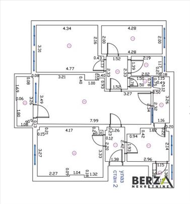 Novi Sad, Centar, Stan, 4, 90,00m2