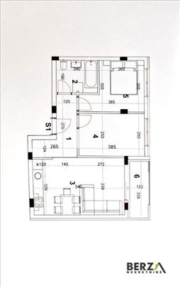 Novi Sad, Sremska Kamenica, Stan, 3, 55,87m2