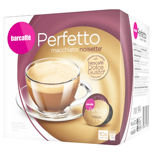 BARCAFFE MACCH.NOISETTE 140G DGC KAPSULE