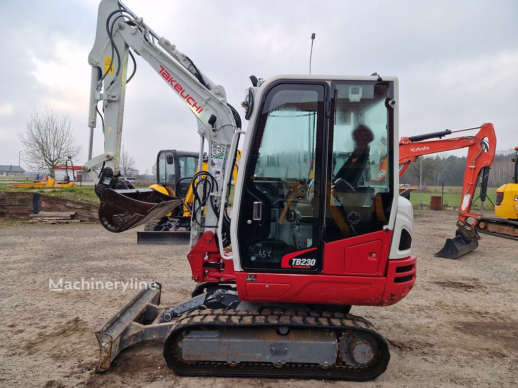 Takeuchi TB 230 2021r 1100mtg hydrauliczne szybkozłącze mini bager