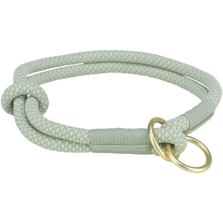 Ogrlica soft rope S 36cm/6mm mint/svetlo mint