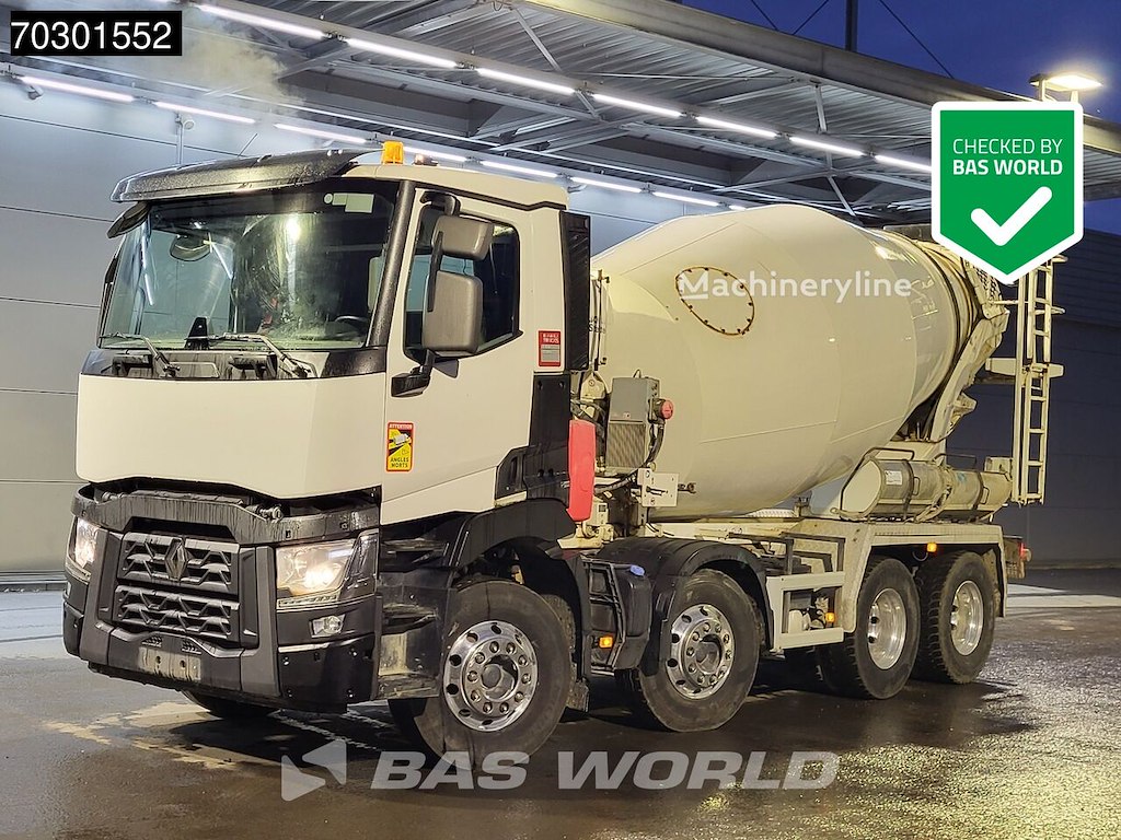 Renault C 430 8X4 9m3 Schwing Stetter mixer Steelsuspension Automatic Eu kamion s mešalicom za beton