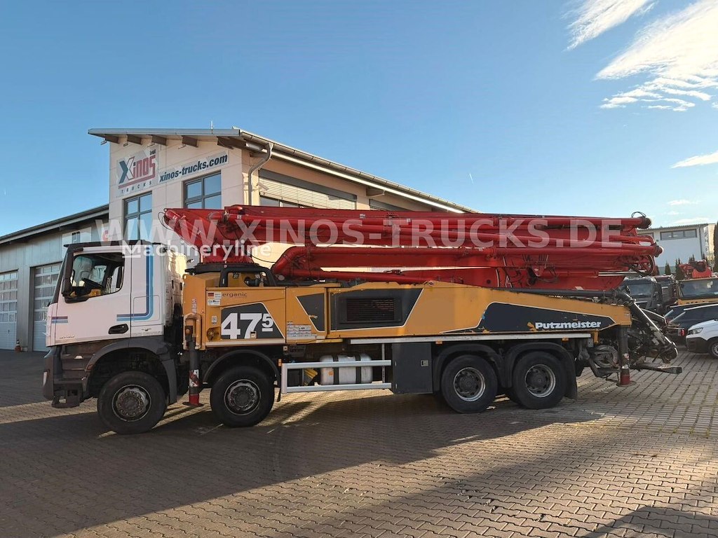 Putzmeister BSF 47M/5 16.HLS na šasiji Mercedes-Benz Arocs 3743 pumpa za beton