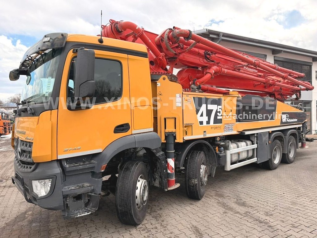 Putzmeister BSF 47M/5 na šasiji Mercedes-Benz Arocs 3743 pumpa za beton