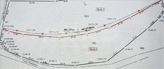 Plac u centru vikend naselja na Kosmaju