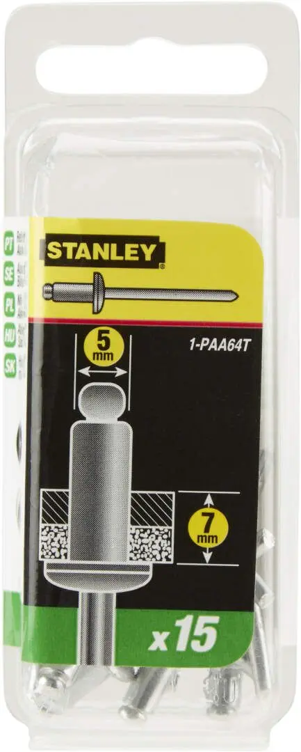 STANLEY Aluminijumske nitne 4.7x6 mm 15/1 1-PAA64T