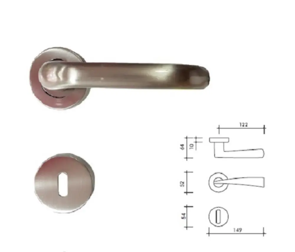 NEXSAS Kvaka 041srebrna - ključ NXKRK041Ni