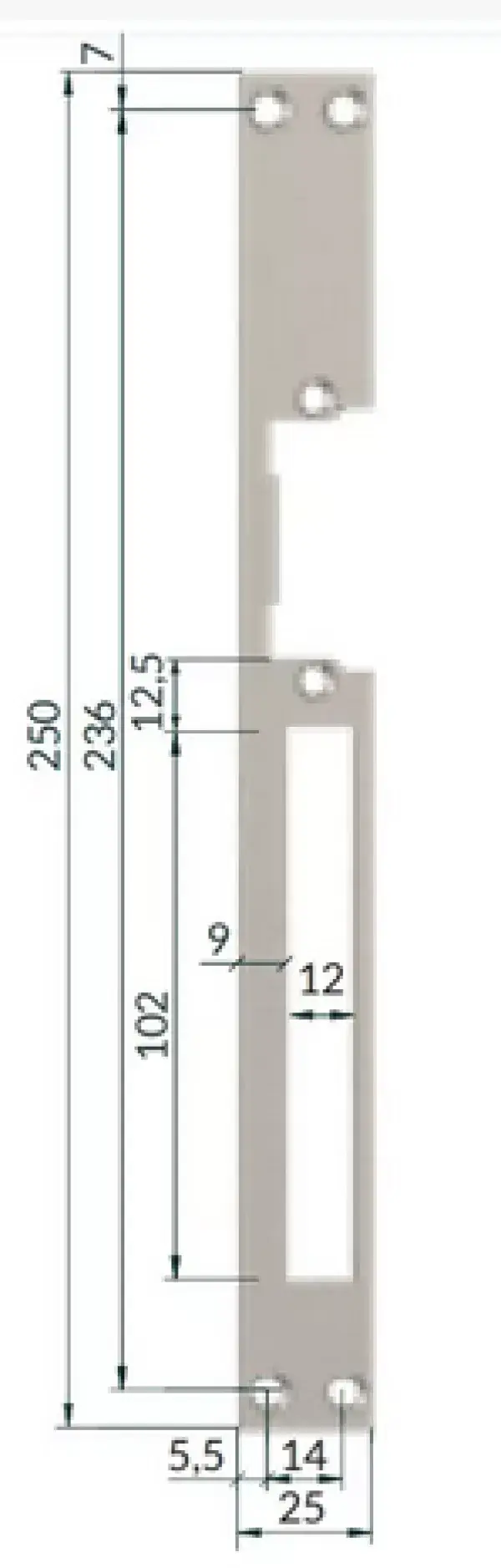 Štitnik za bravu L05z