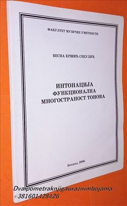 Intonacija funkcionalna mnogostranost tonova