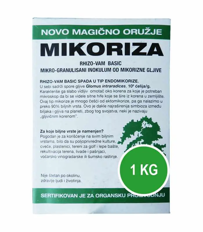 Mikoriza, Mikro granulisani inokulum od mikorizne gljive, 1000g