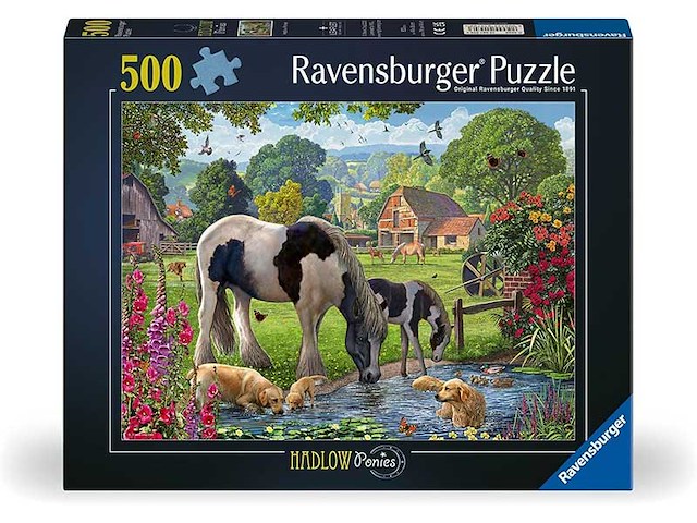 Puzzle slagalica 500 delova Hadlou poni Engleska Ravensburger 12001570