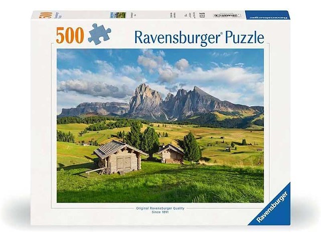 Puzzle slagalica 500 delova Alpe di Siusi Dolomiti Italija Ravensburger 12001383
