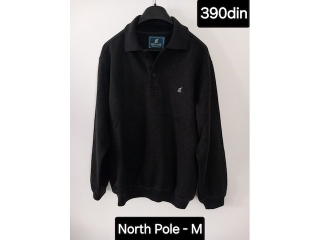 North Pole muška majica / duks polo sivi M