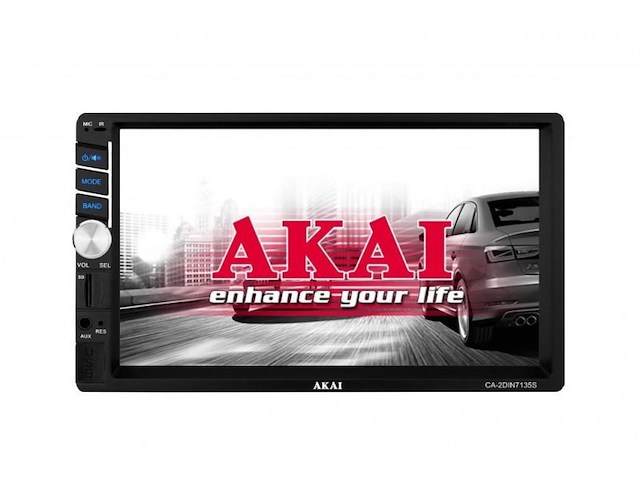 AKAI CA-2DIN7135S MULTIMEDIJALNI  AUTO Radio  EKRAN 7