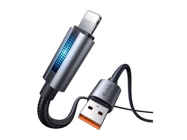 MCDODO CA-5660 KABL 3A, USB-A na LIGHTNING, DUŽINA 1,2m SA SVETLOM