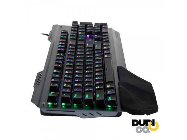 MEETION MK20 MEHANIČKA METALNA RGB Tastatura, SIVA