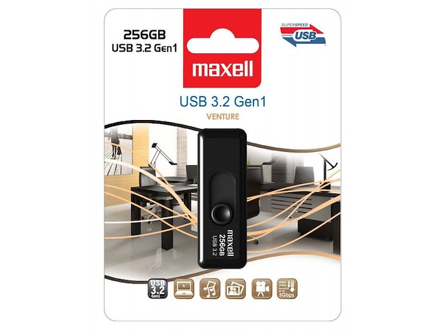 MAXELL USB 256GB VENTURE 3.2 GEN 1