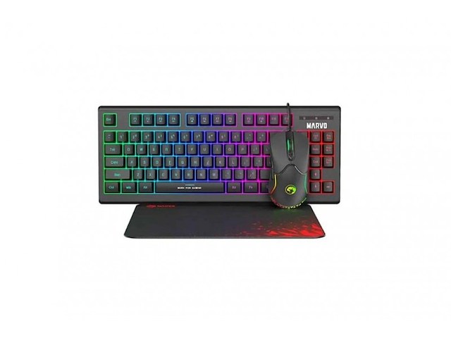 MARVO  CM310 USB  LOOT 30 CRNI Set TASTATURA+MIŠ+PODLOGA