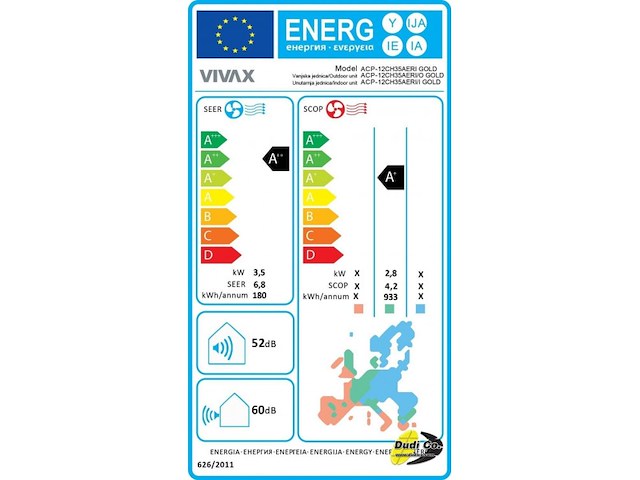 VIVAX COOL ACP-12CH35AERI Inverter klima