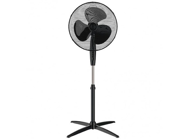 NIAROS PODNI Ventilator PREČNIKA 43CM, 45W, VISINA DO 133CM ,CRNI
