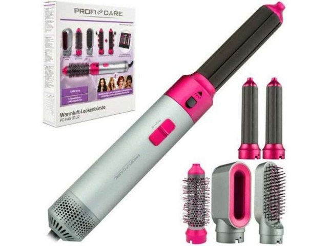 PROFI CARE PC-HAS3132 4U1 STYLER ZA Kosu BELI/ROZE