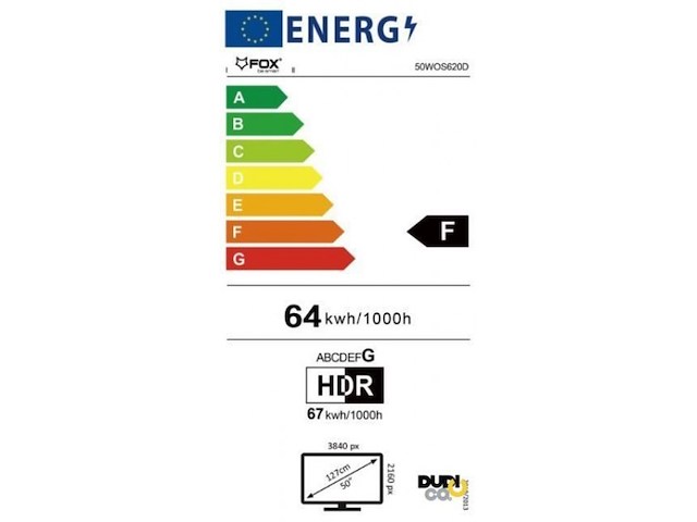 FOX 50WOS625D SMART LED Televizor