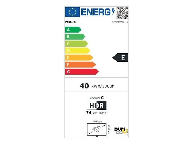 PHILIPS 43PUS7009/12 4K SMART LED Televizor
