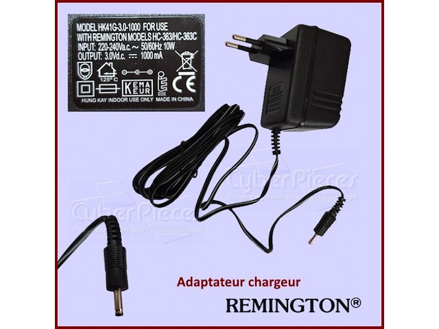 Strujni adapter punjač za REMINGTON 3V 1000mA
