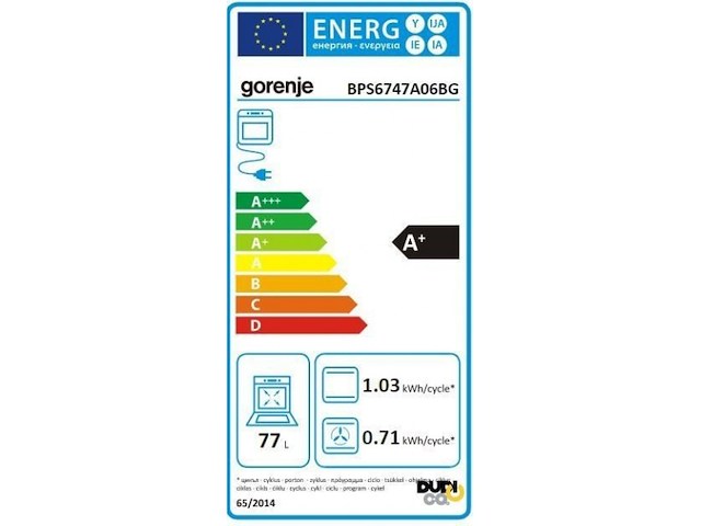 GORENJE BPS 6747 A06 BG Ugradna rerna
